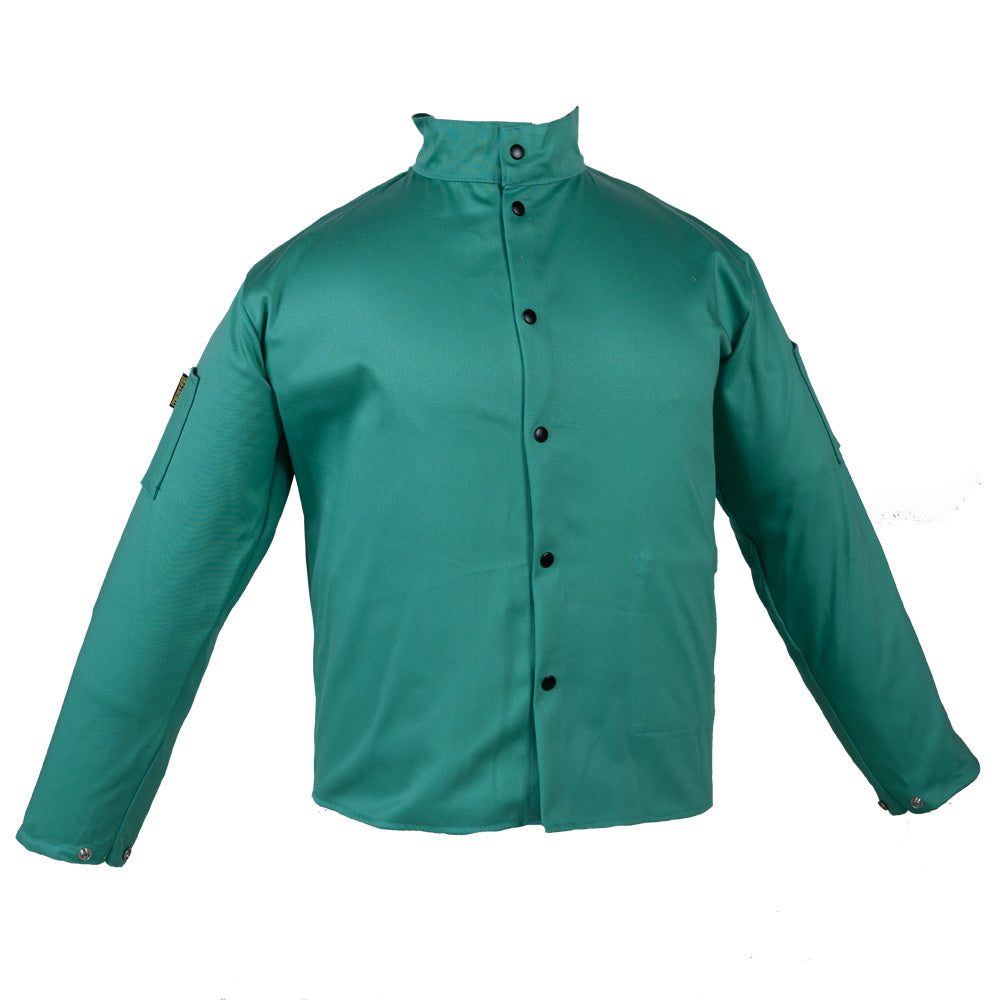 5500 PREMIUM LIGHTWEIGHT FR COTTON GREEN 30" JACKET – Trust Protection
